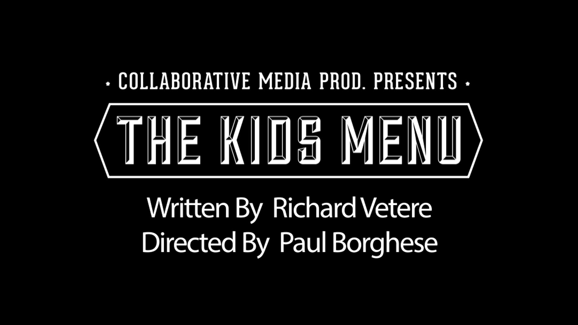 The Kids Menu - Movie on Vimeo