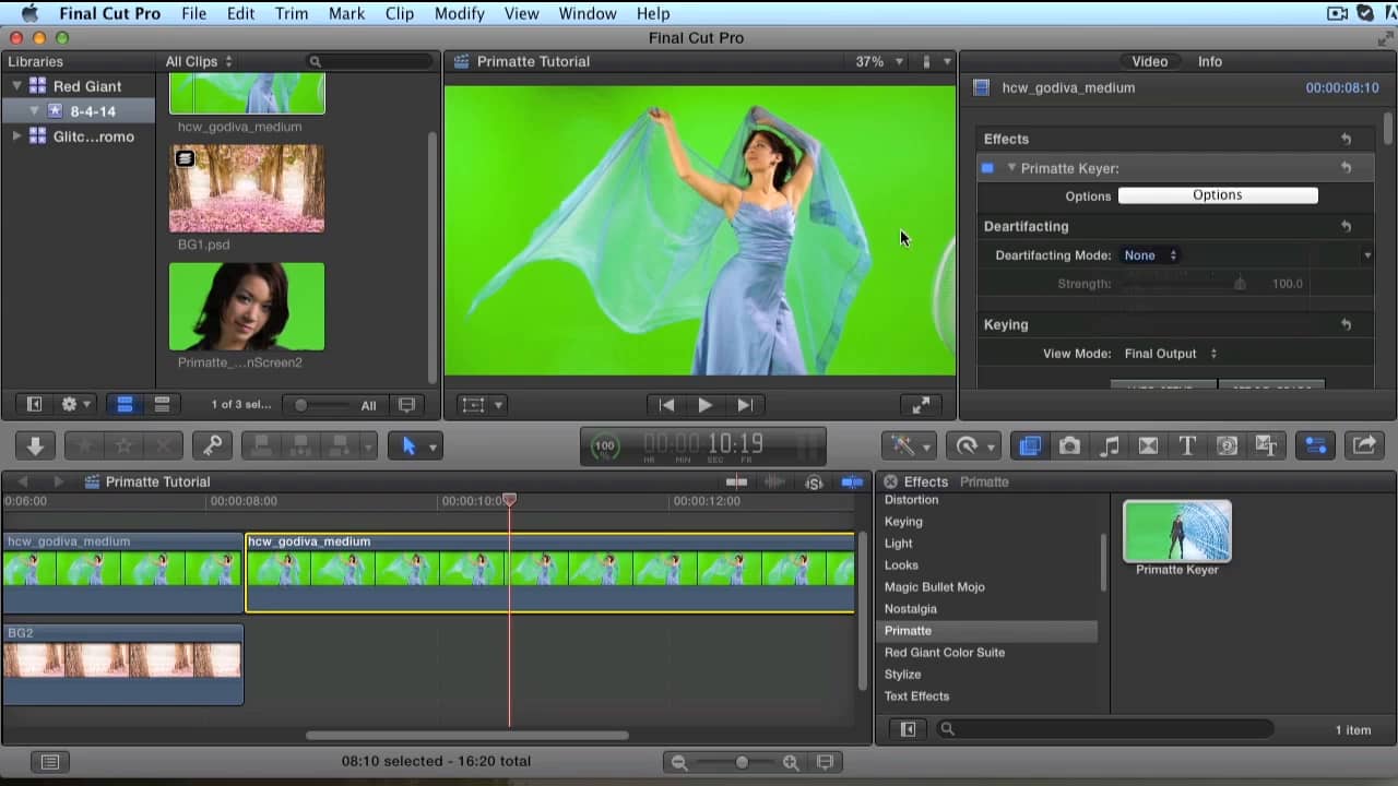 Getting Started with Primatte Keyer in FCPX on Vimeo