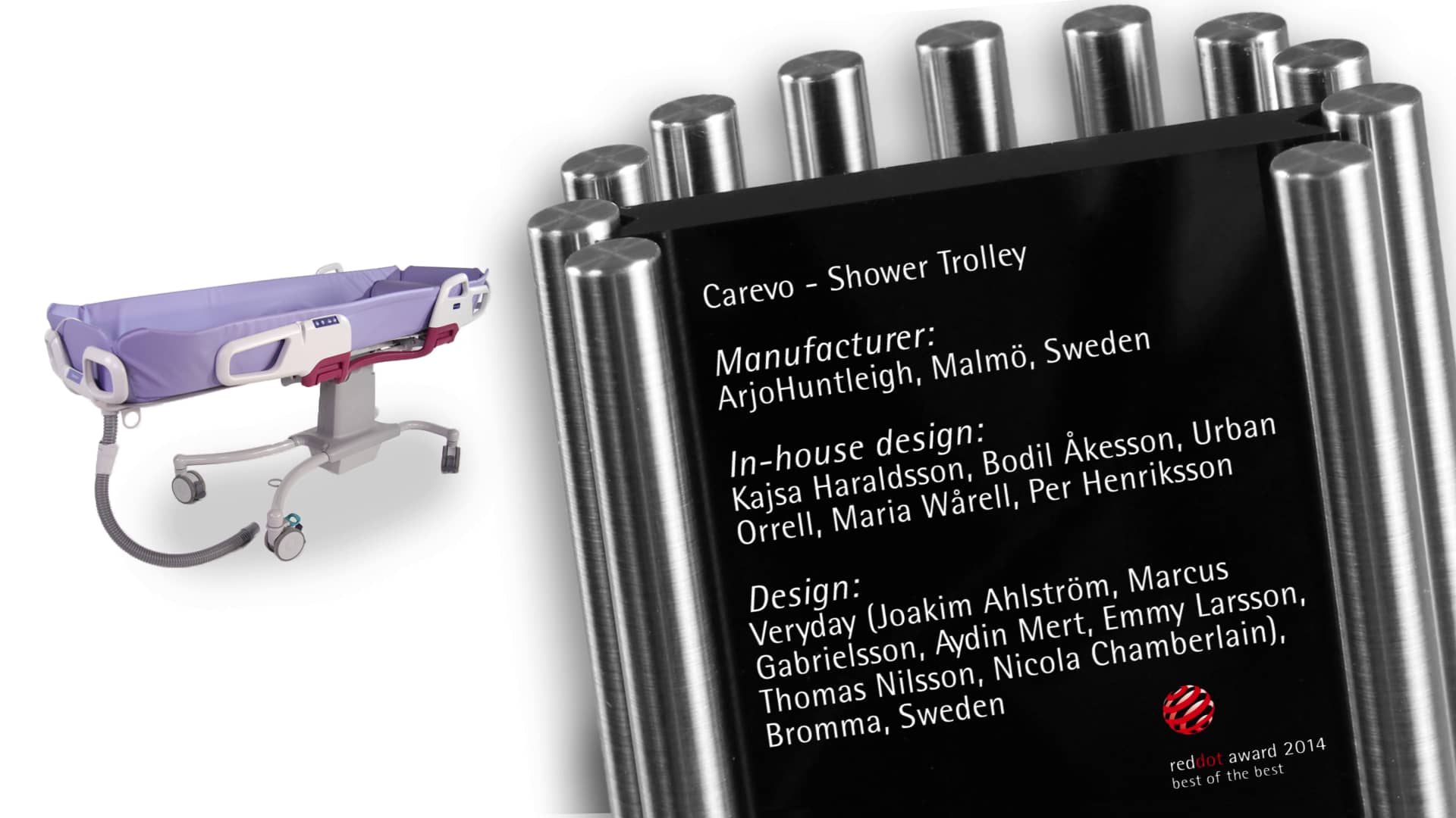 Carevo Shower Trolley on Vimeo