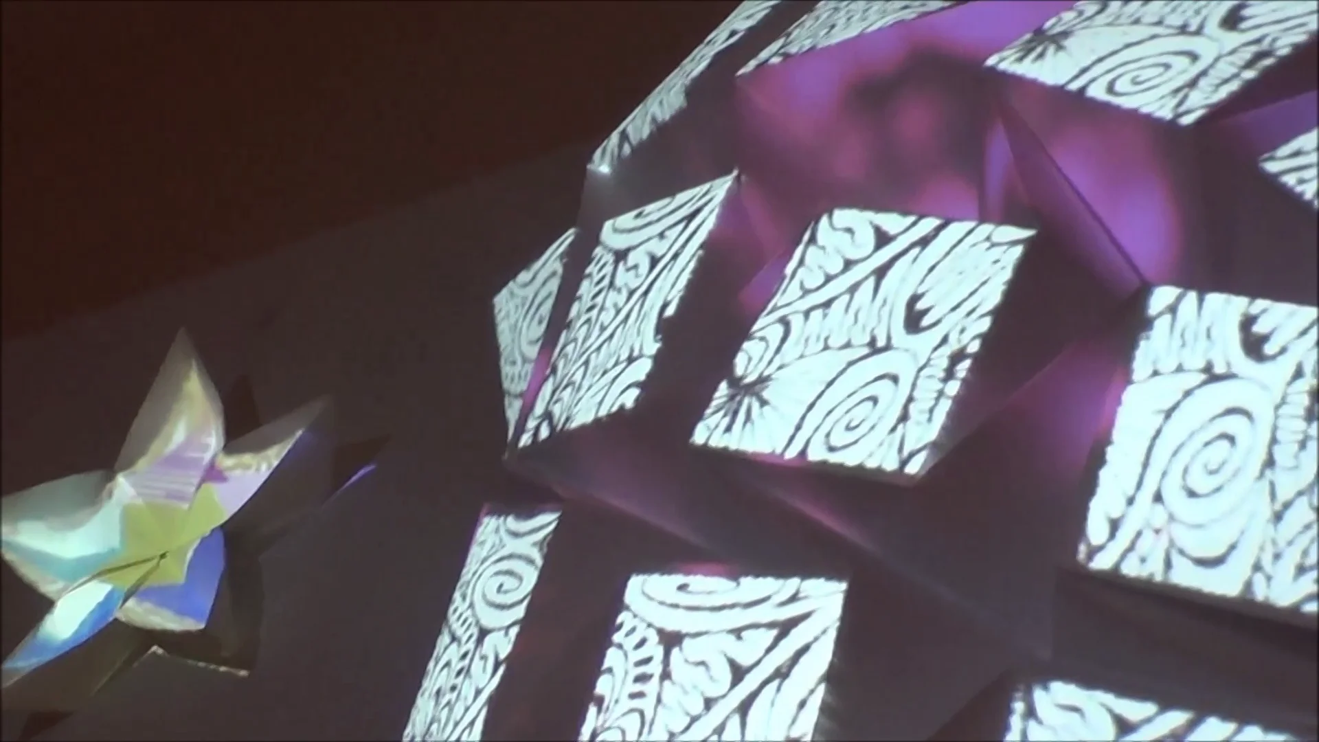 Origami Projection Mapping at FMLY Fest on Vimeo