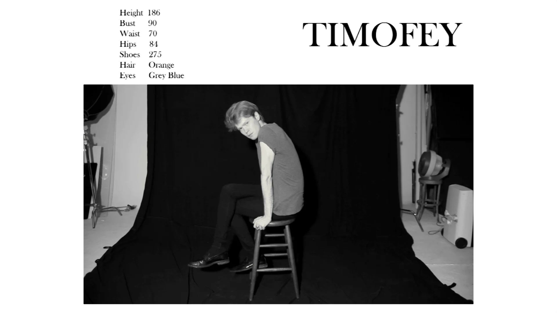 MODEL DIRECTORS_ TIMOFEY_MODEL CARD on Vimeo