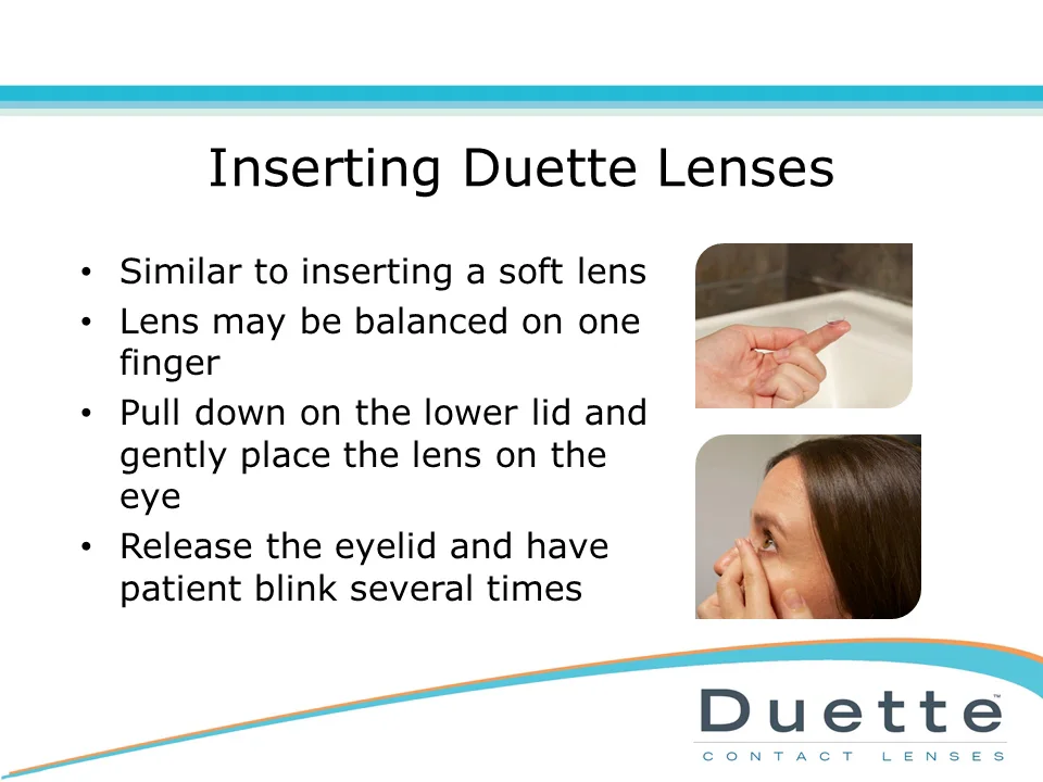 Duette Lens Handling & Care on Vimeo
