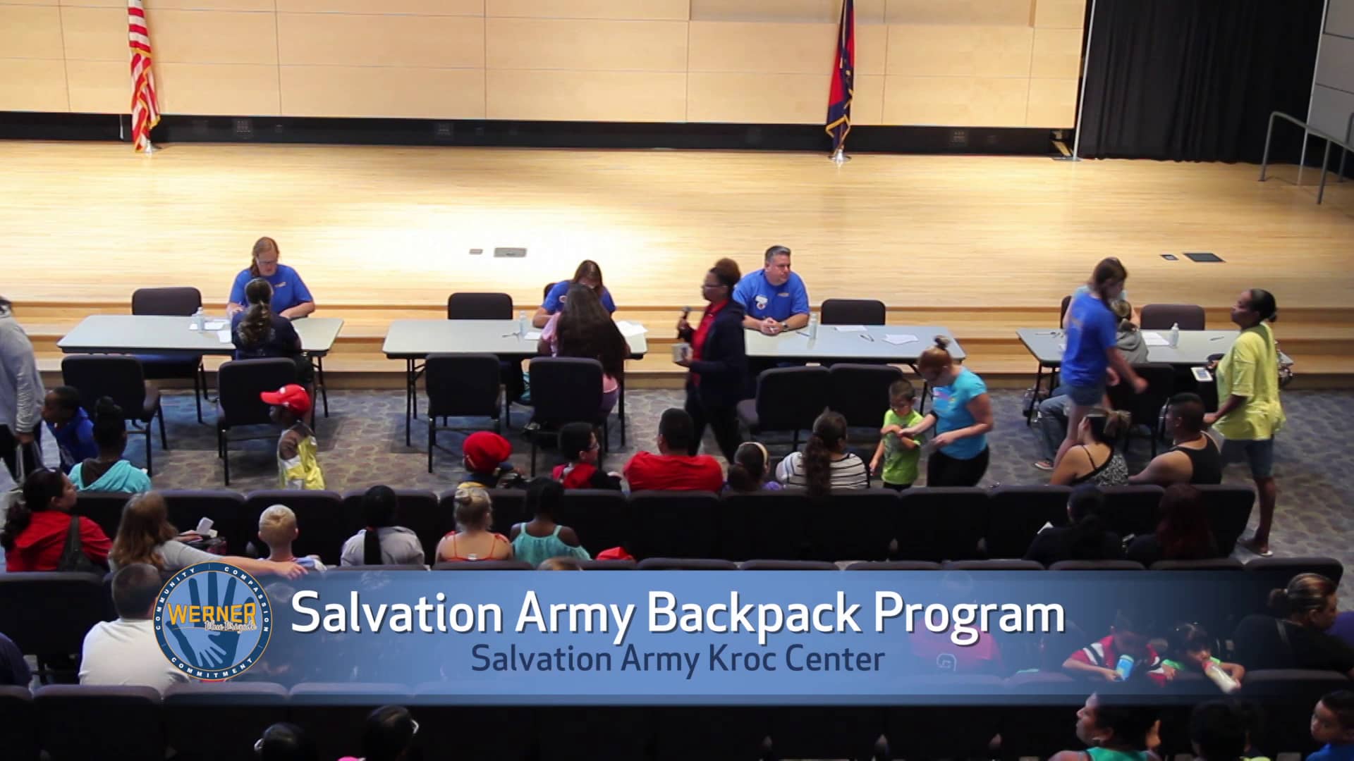 Werner Blue Brigade: Salvation Army Backpack Drive on Vimeo