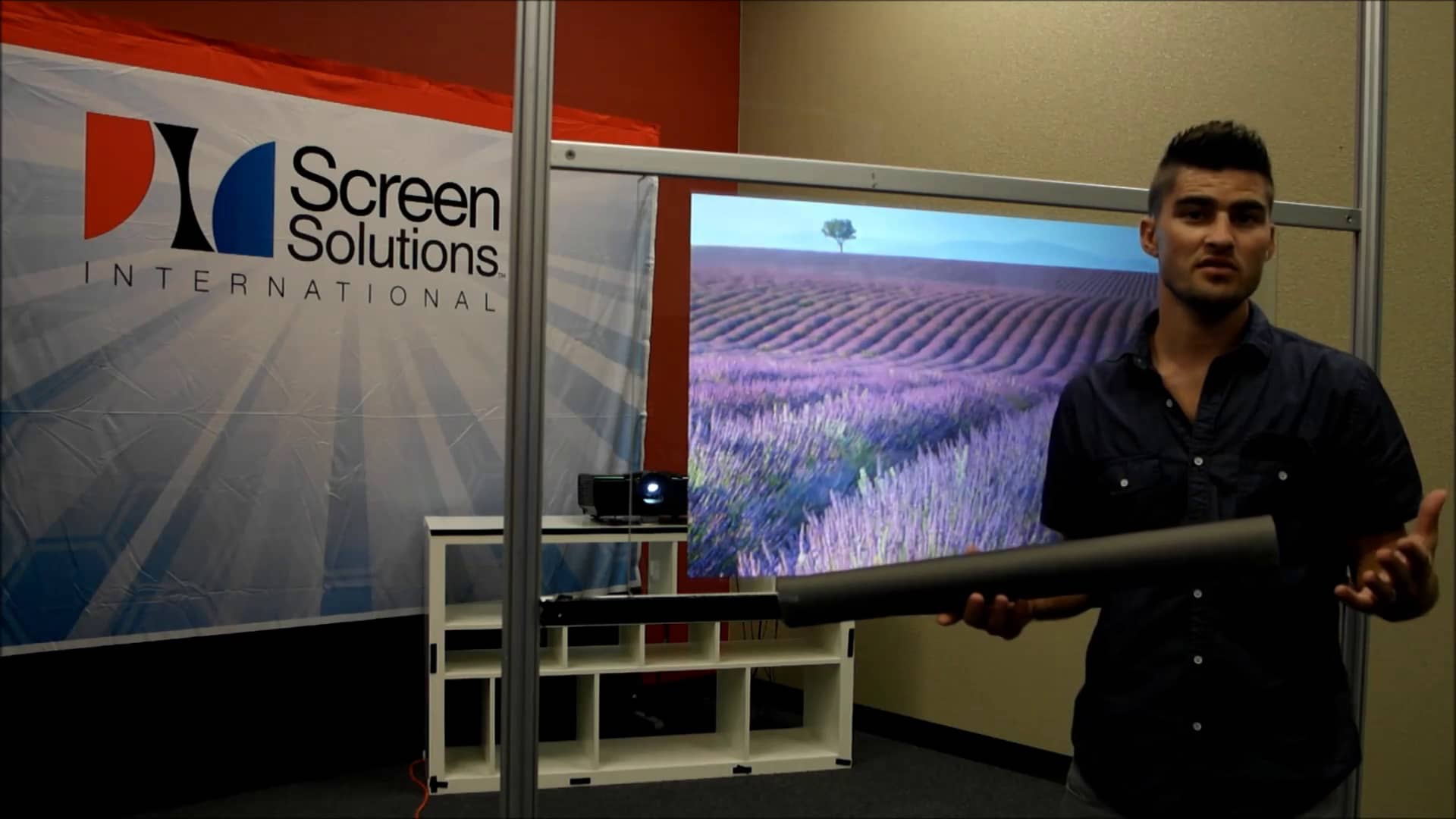 Rear Projection Film For Glass on Vimeo