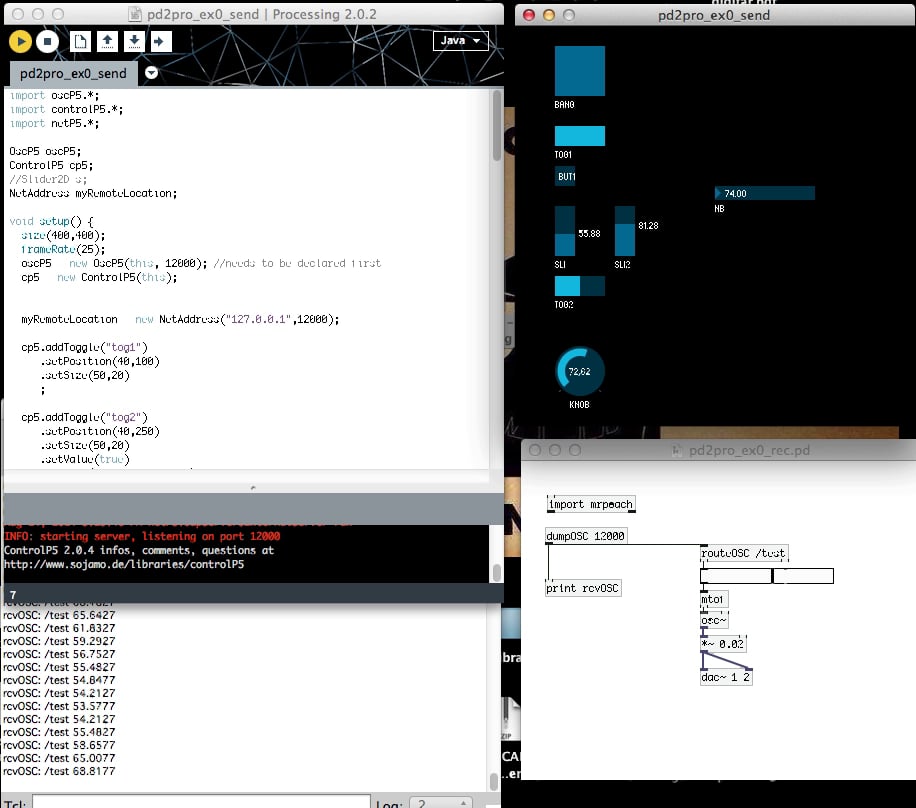 ControlP5 (Processing) and Pure Data on Vimeo