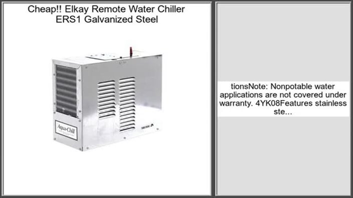Elkay Remote Water Chiller ERS1 Galvanized Steel Review on Vimeo