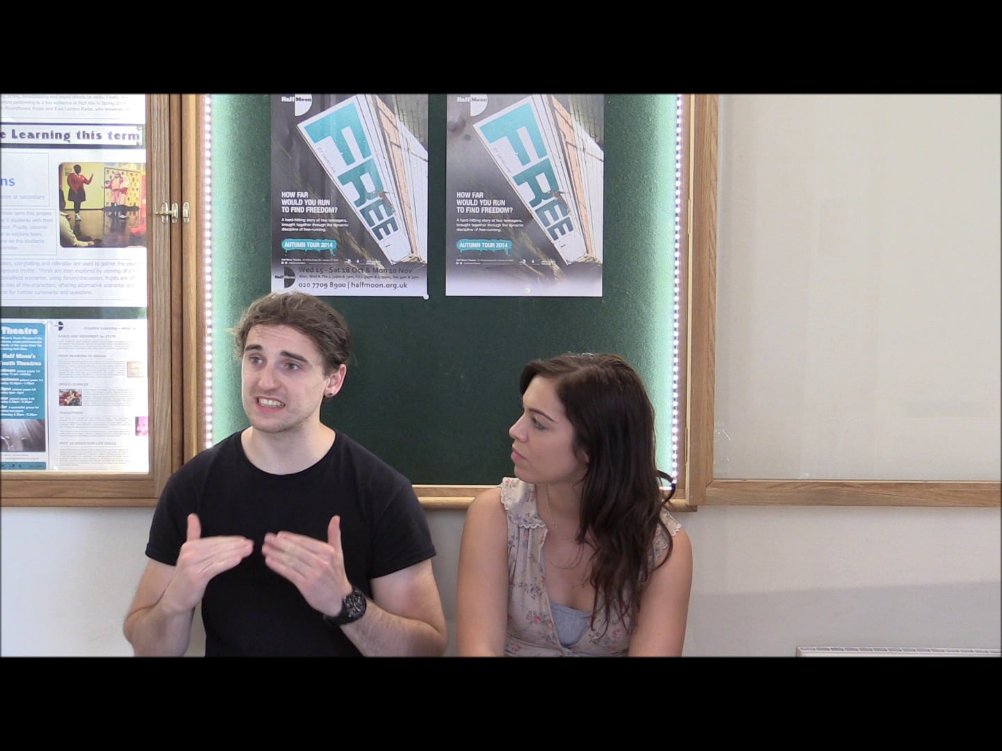 Interview with Tom Simper and Katy Daghorn, actors in FREE on Vimeo