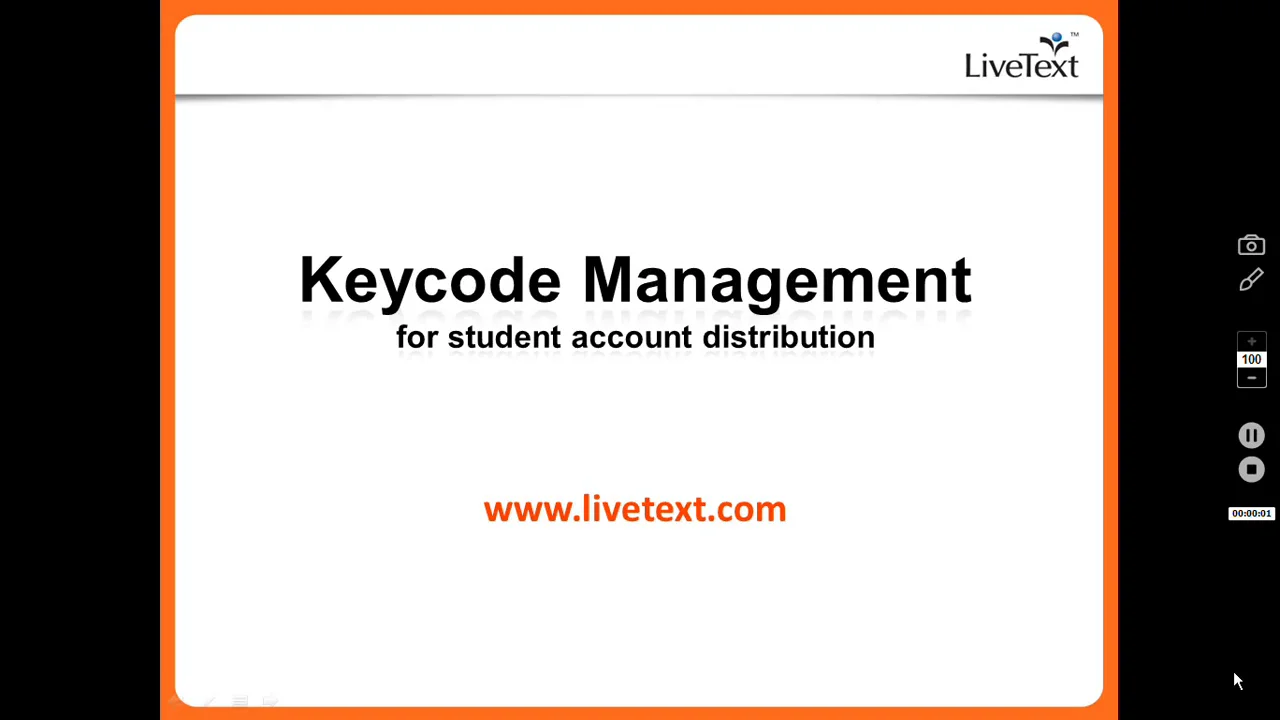 Keycode Management: Student Registration on Vimeo