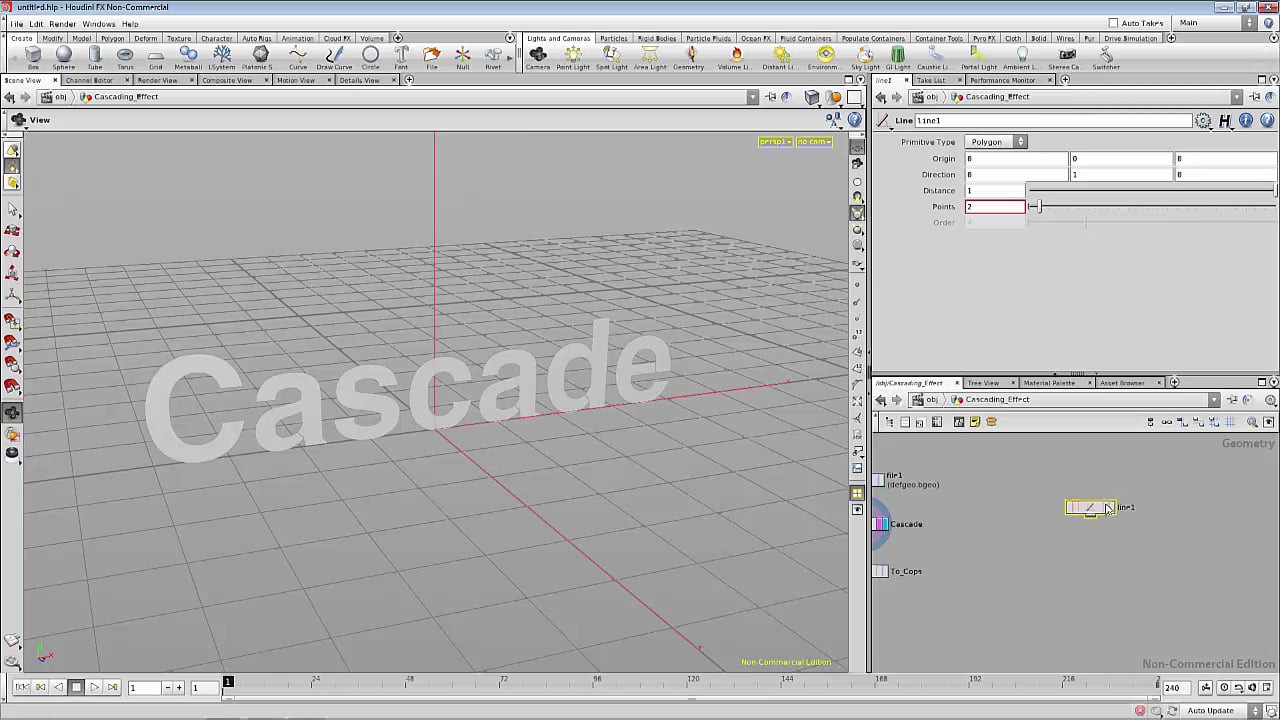 Houdini 13 Motion Graphics :: Cascading Text Effect on Vimeo