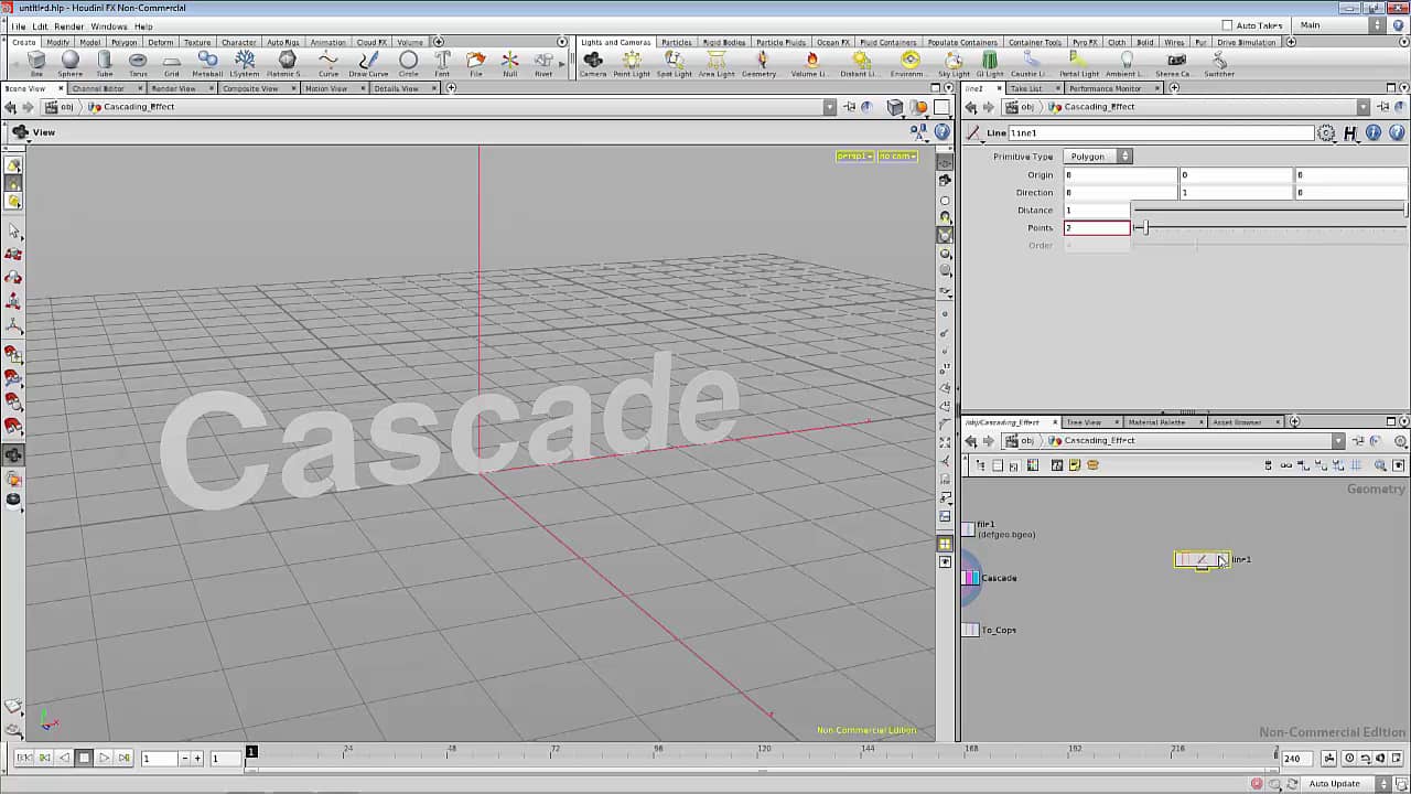 Houdini 13 Motion Graphics :: Cascading Text Effect on Vimeo