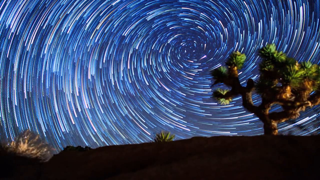 Vortex Star Trails Attempt #1 - Joshua Tree, California.