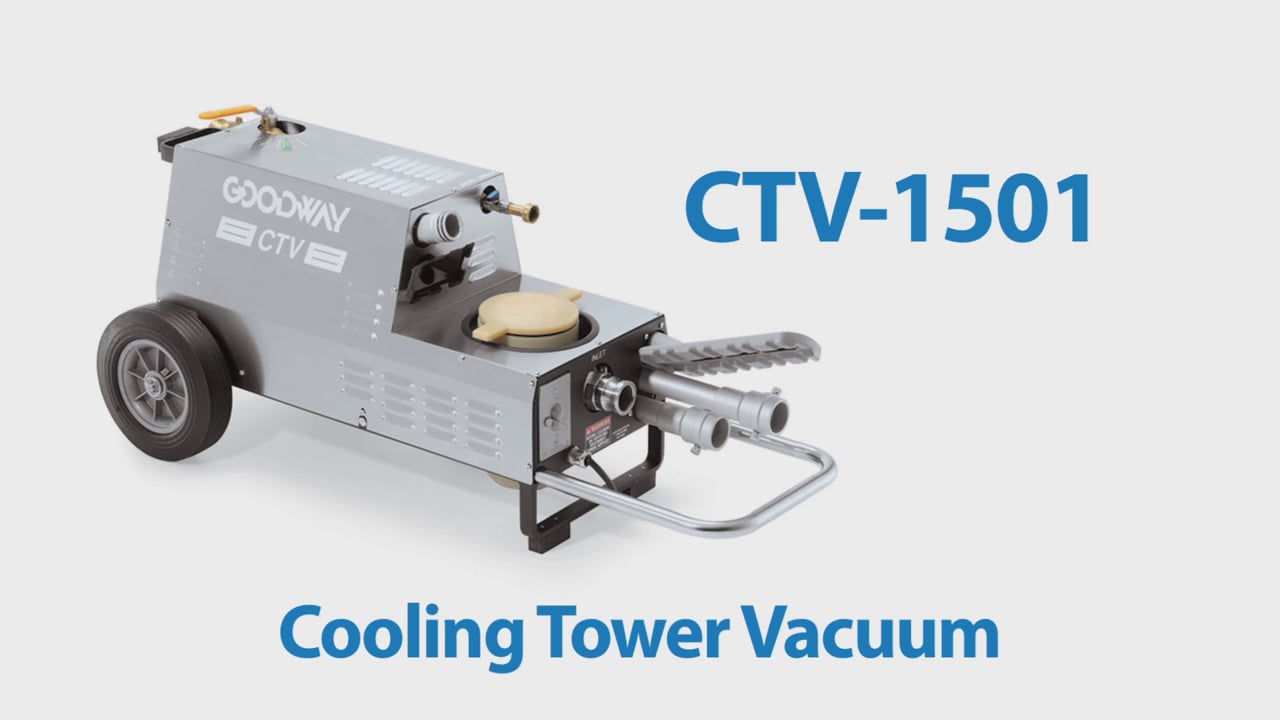 Goodway CTV-1501 Cooling Tower Vacuum on Vimeo