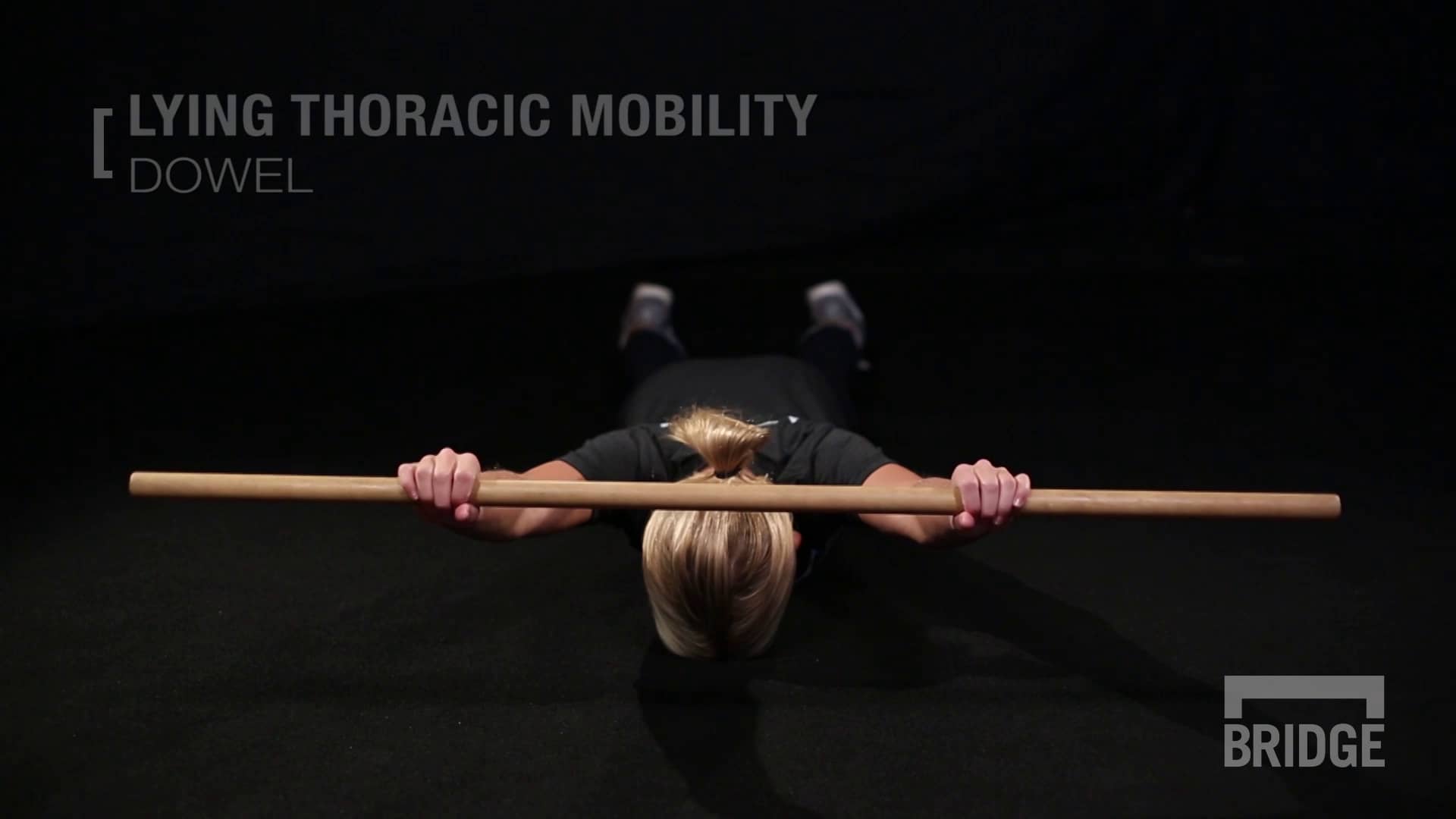 Dowel Lying Thoracic Mobility on Vimeo