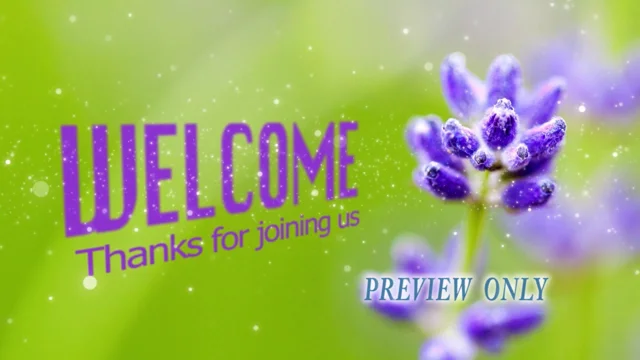 Spring Welcome To Church Backgrounds