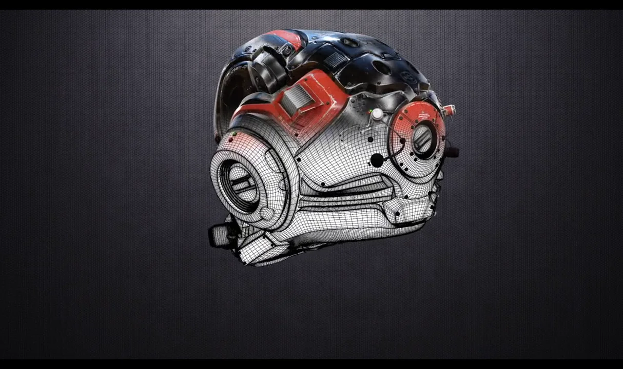 Locust helmet turntable