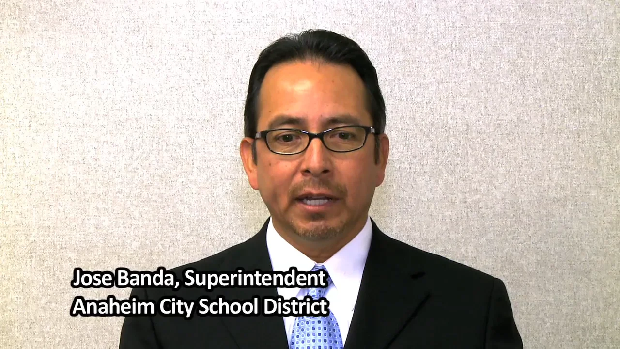 Jose Banda, Superintendent: Anaheim City School District on Vimeo