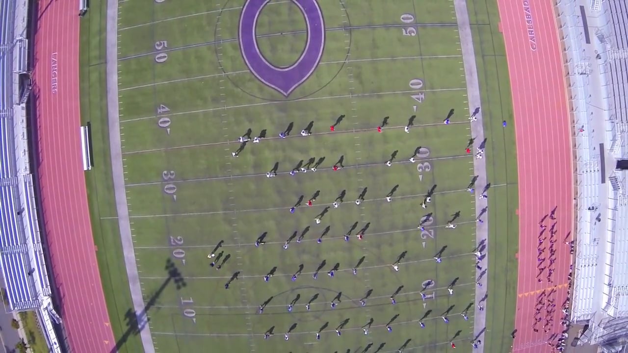 Football practice shot with the new handheld 3-axis gimbal steadicam ...