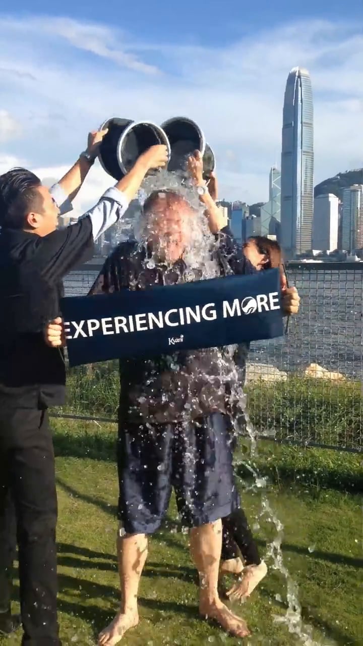 Kyäni General Manager of Asia Kent Derricott - Ice Bucket Challenge on ...