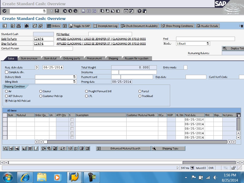 Applied SAP Proficiency - Legacy SKU Numbers on Vimeo