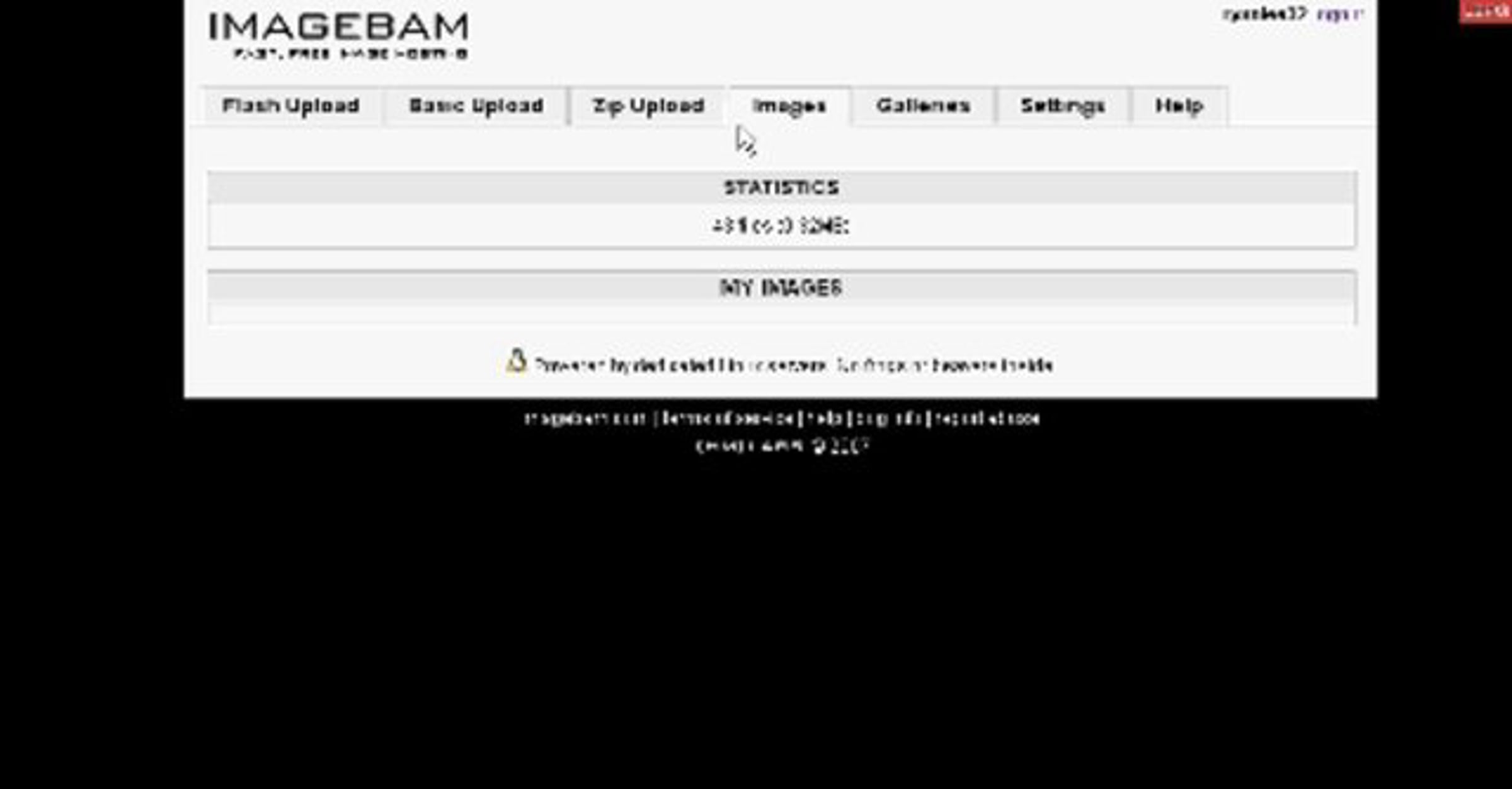 Imagebam Image Hosting Tutorial - Flash Upload 1