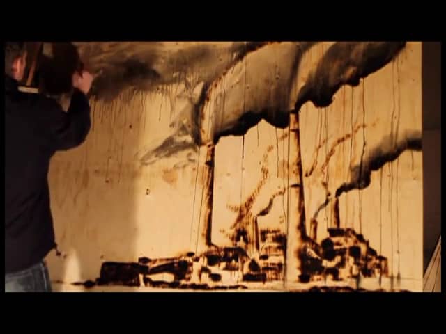 The Beauty of Industry: James Ruddle Burn painting with Blowtorch on Vimeo