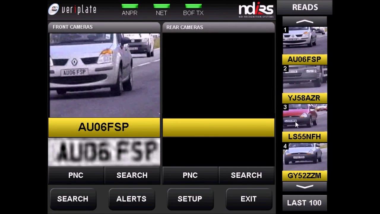 VeriPlate - Last 100 Reads on Vimeo