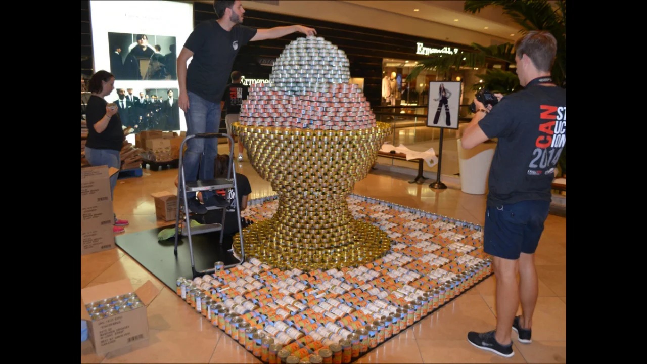 CANstruction Timelapse (with music) on Vimeo