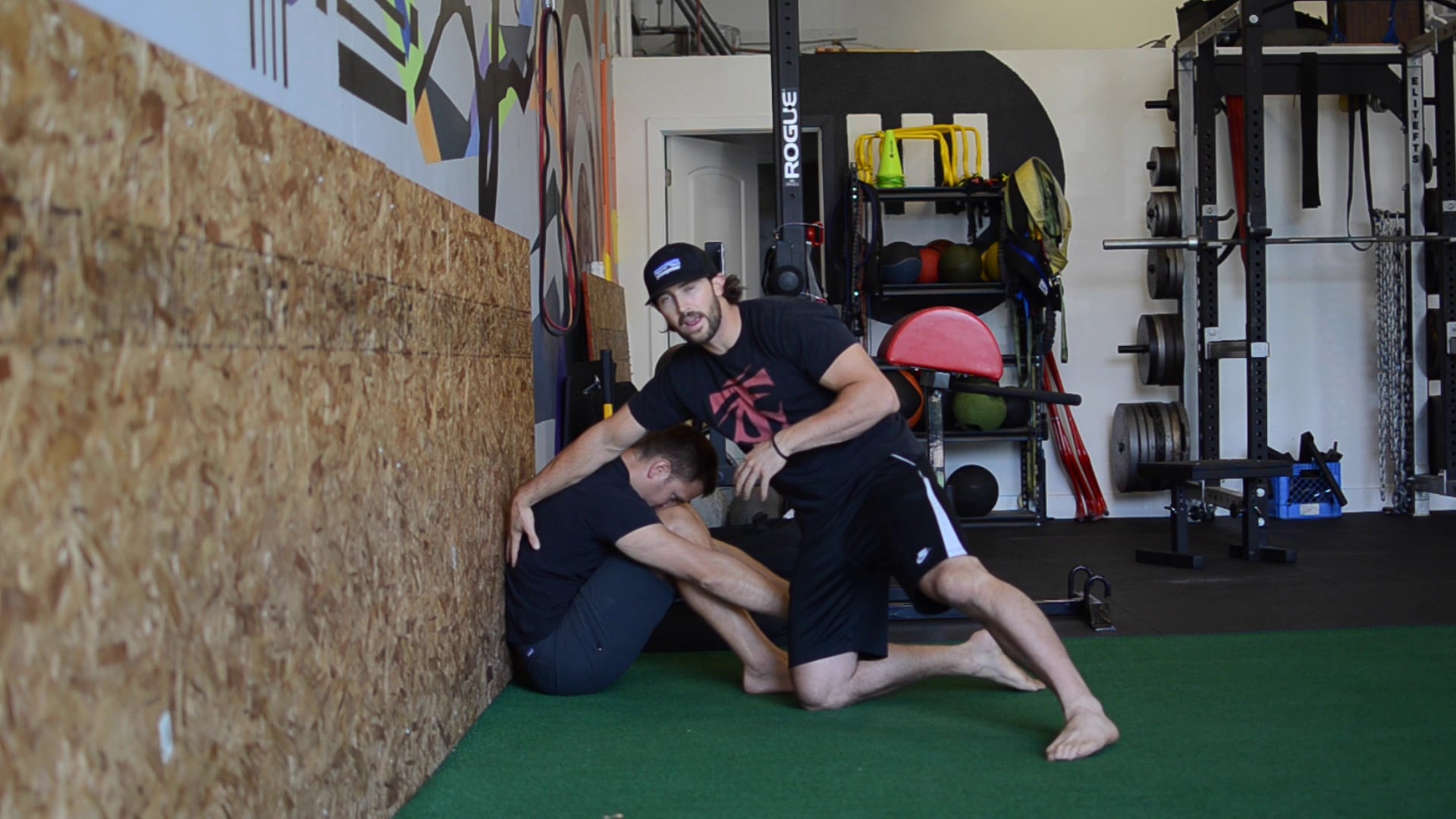 Seated Wall Reach with Breathing on Vimeo