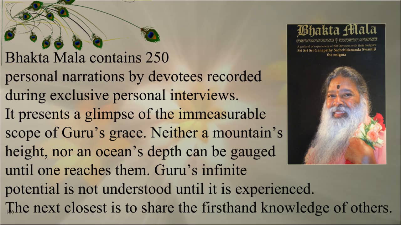 Guru may enter lives through dreams, sayings, books, photos, melodies ...