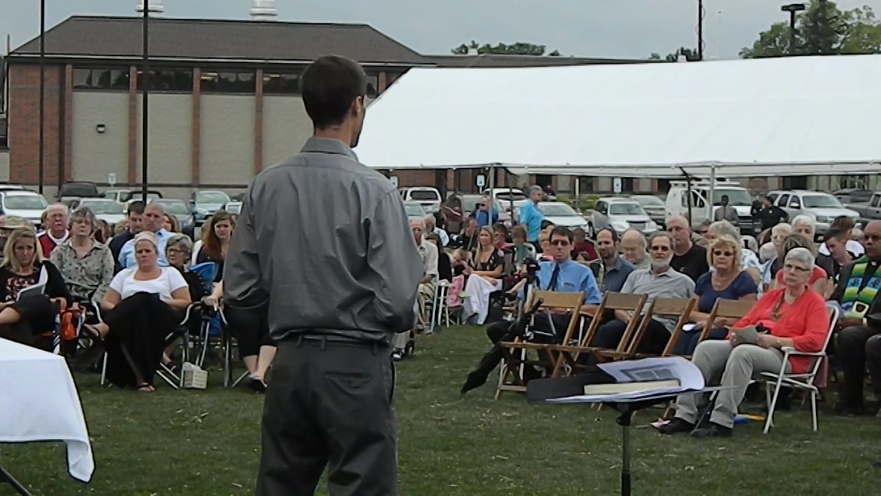 First Evangelical Lutheran Lorain 1st Service after Fire on Vimeo