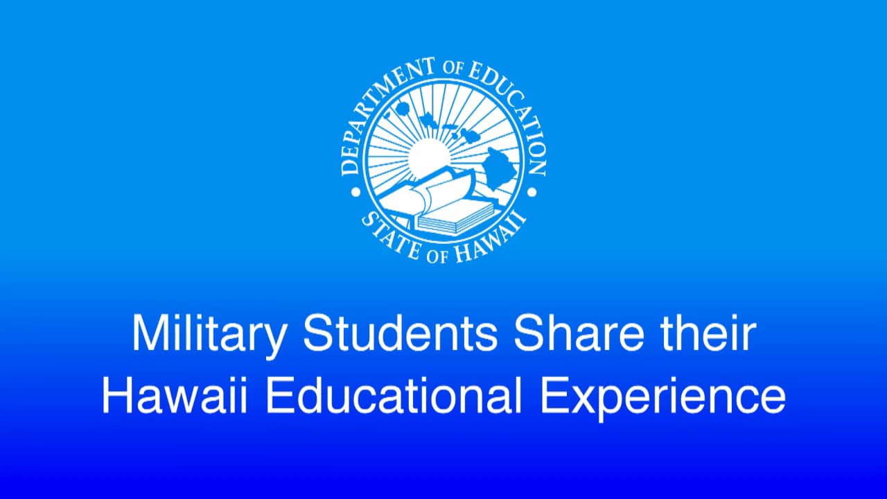 Military Students Share their Hawaii Educational Experience on Vimeo