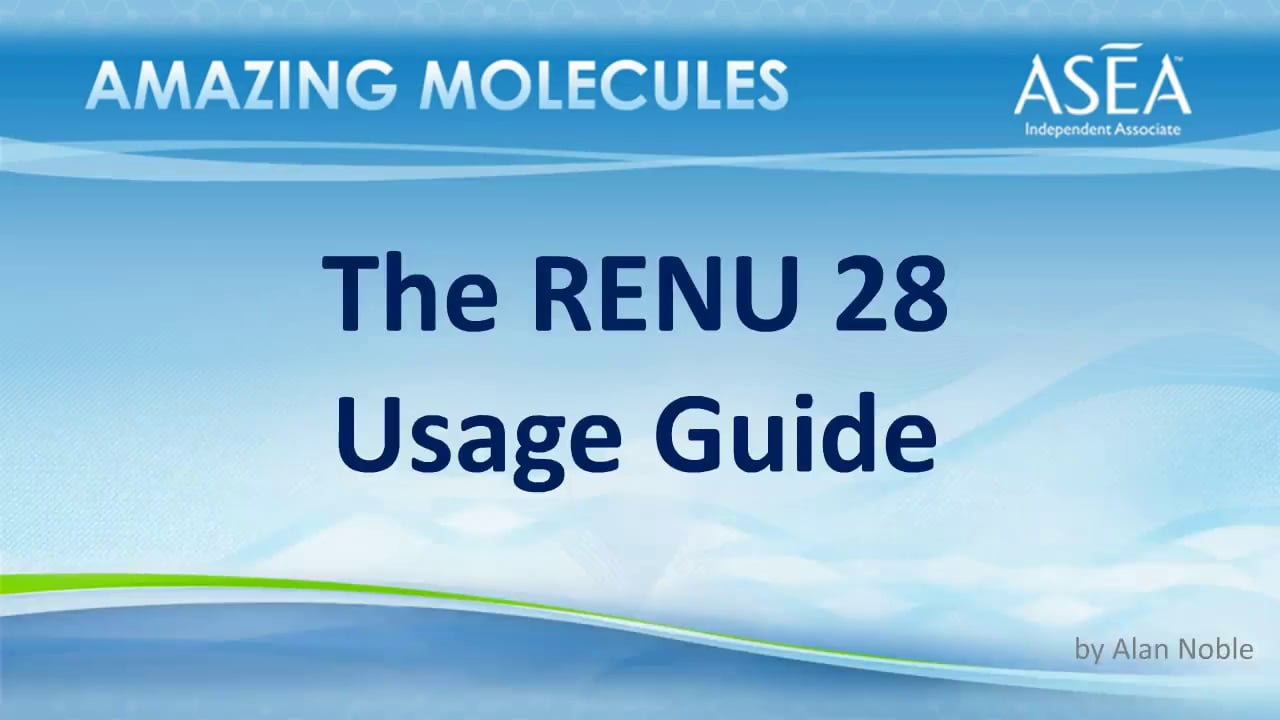 Training - RENU28 Usage Guide
