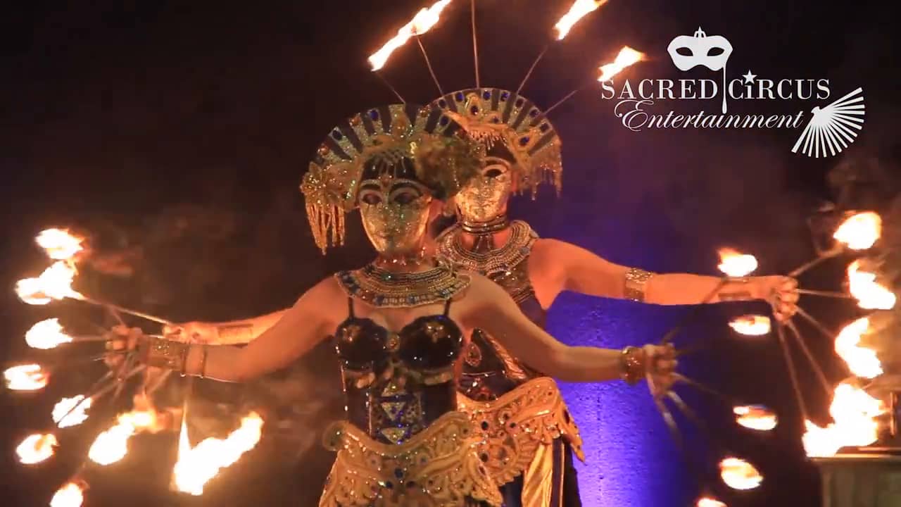 SACRED CIRCUS - Masquerade Fire Show (Middle Eastern Festival Brisbane) on Vimeo