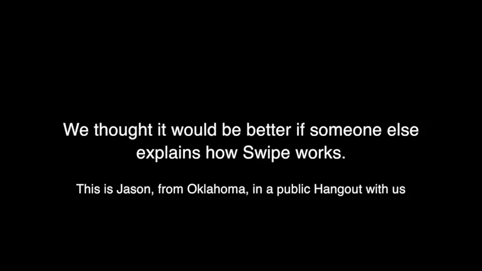 Swipe intro on Vimeo