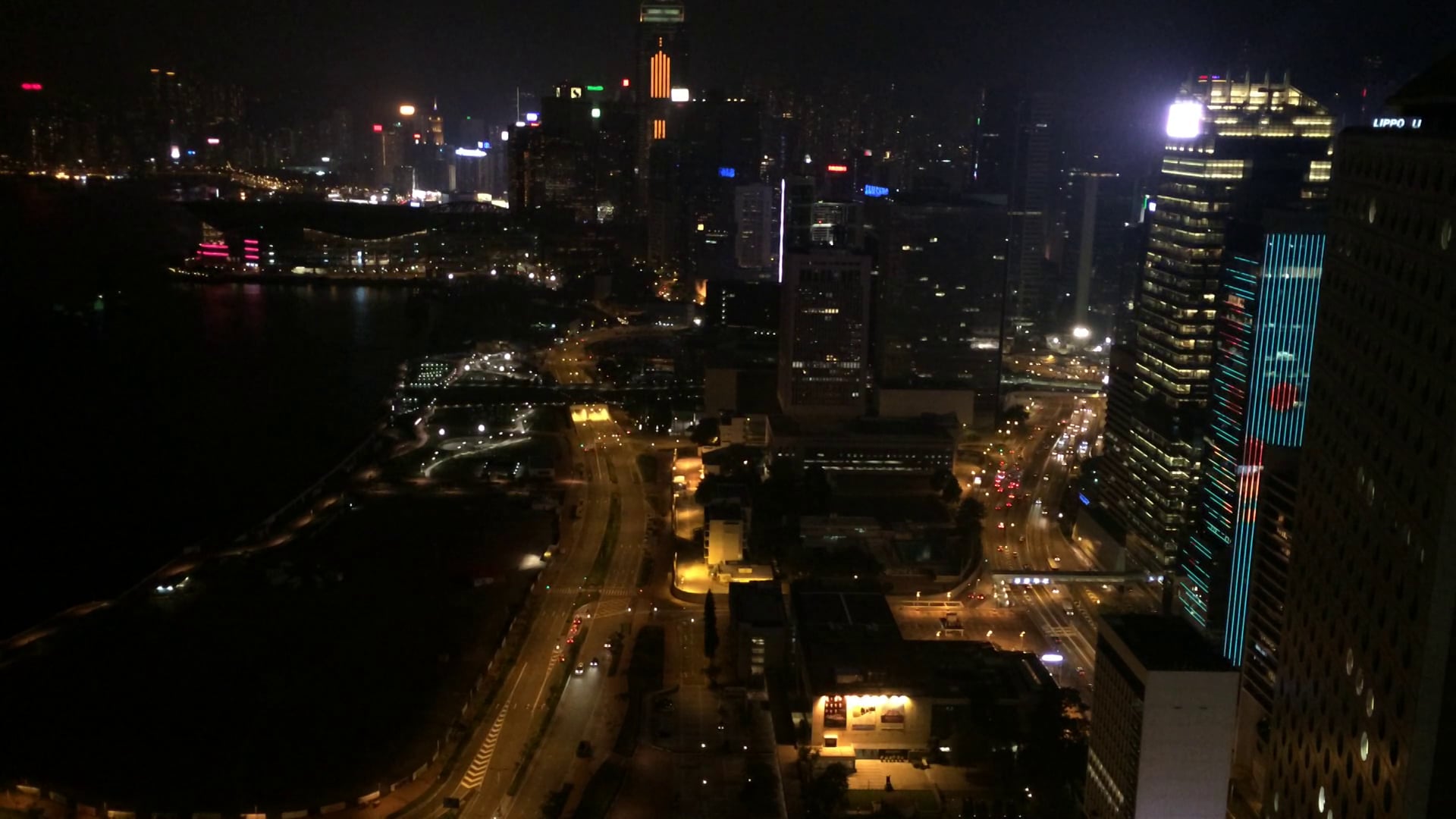 One minute view from the American Club, 48th Floor, Two Exchange Square ...