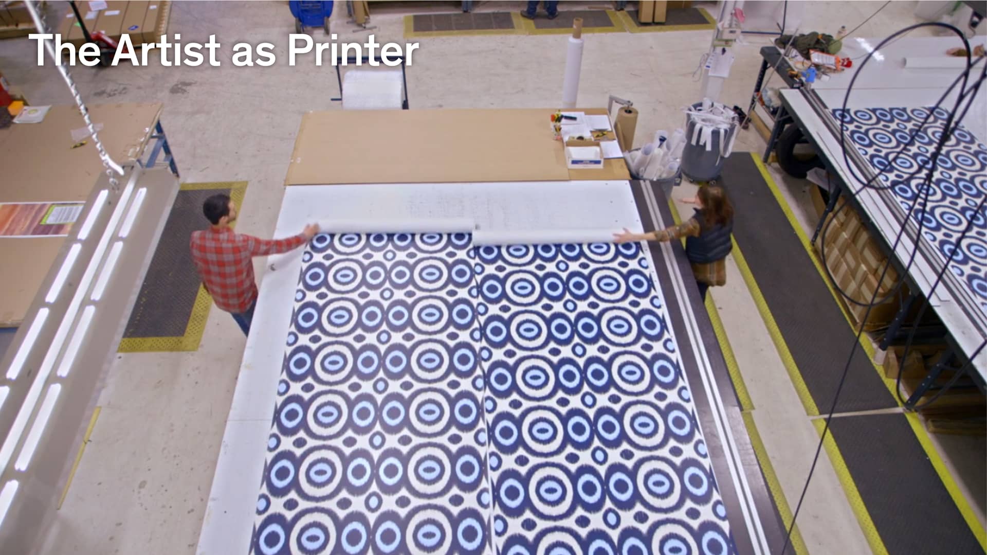 Designtex Stories: Artist as Printer on Vimeo