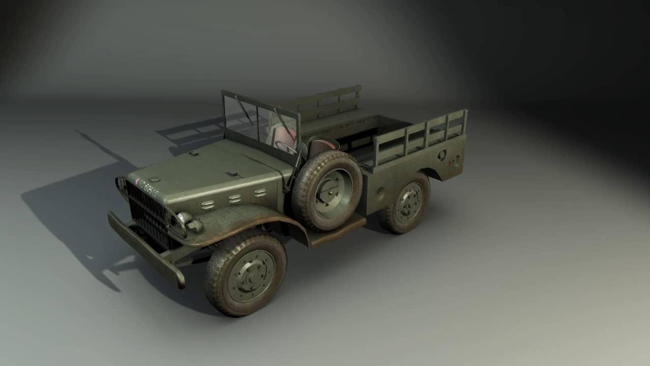 DODGE WC 51 LOW POLY on Vimeo