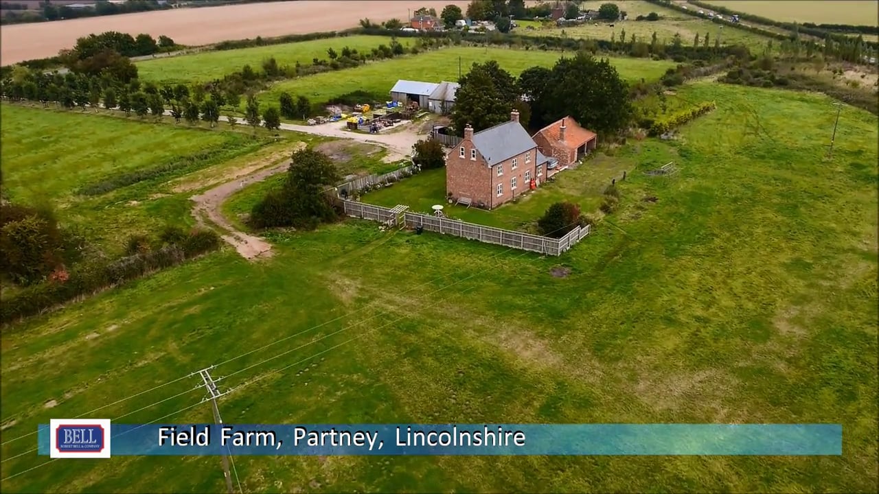 Aerial Video House Sale Flyovers - Field Farm, Partney, Lincolnshire on ...