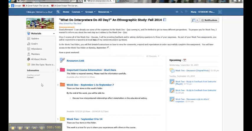 How to view the profile of a classmate in Schoology