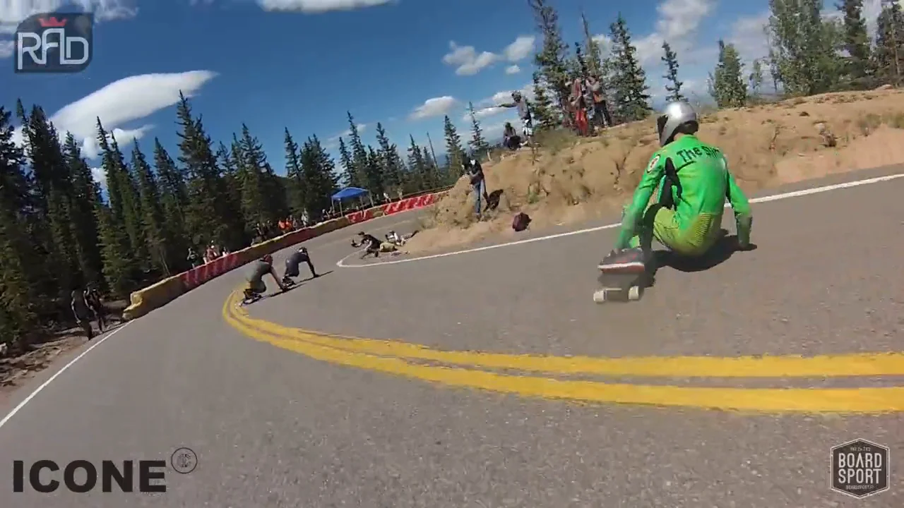 Downhill Skateboard Racing: Pikes Peak Downhill 2014
