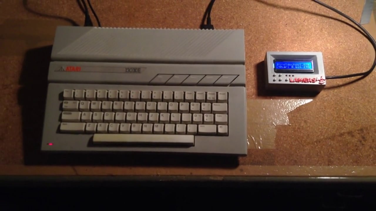 Atari 8 Bit - Garage made sio2sd for SV2k14 on Vimeo