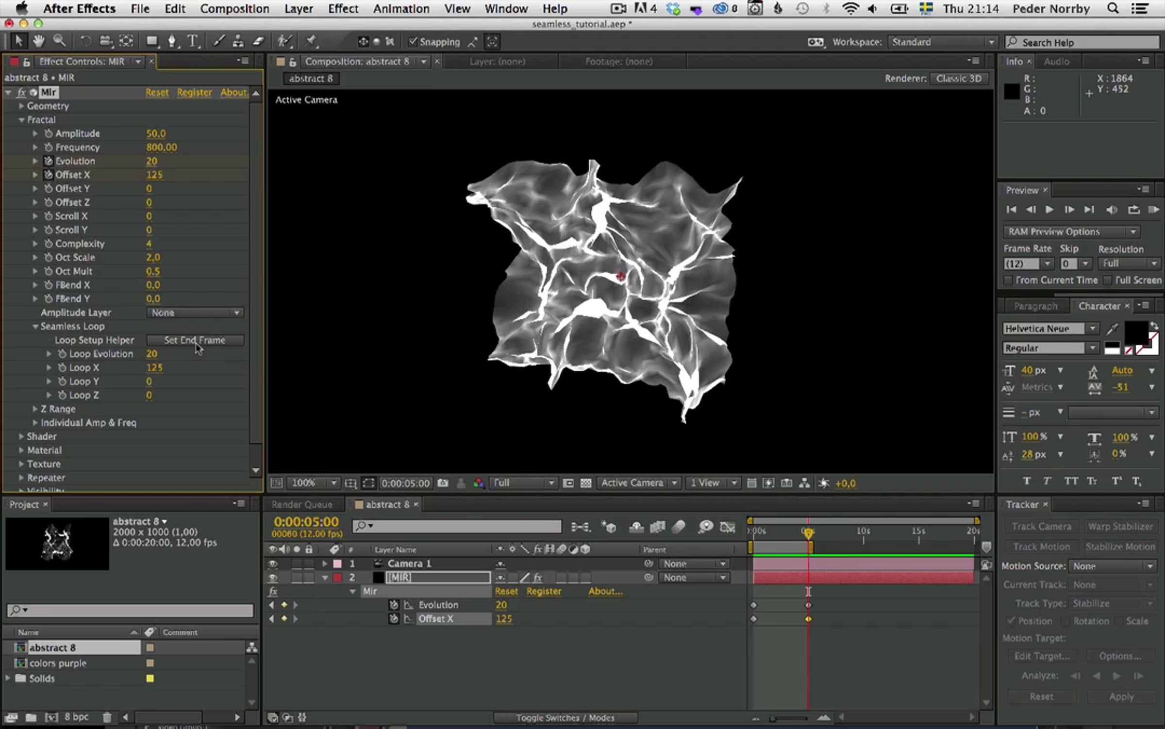 Seamless Loop with Trapcode Mir Tutorial