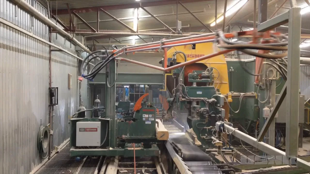 USNR 3-knee carriage, LASAR scanning, MillExpert optimization