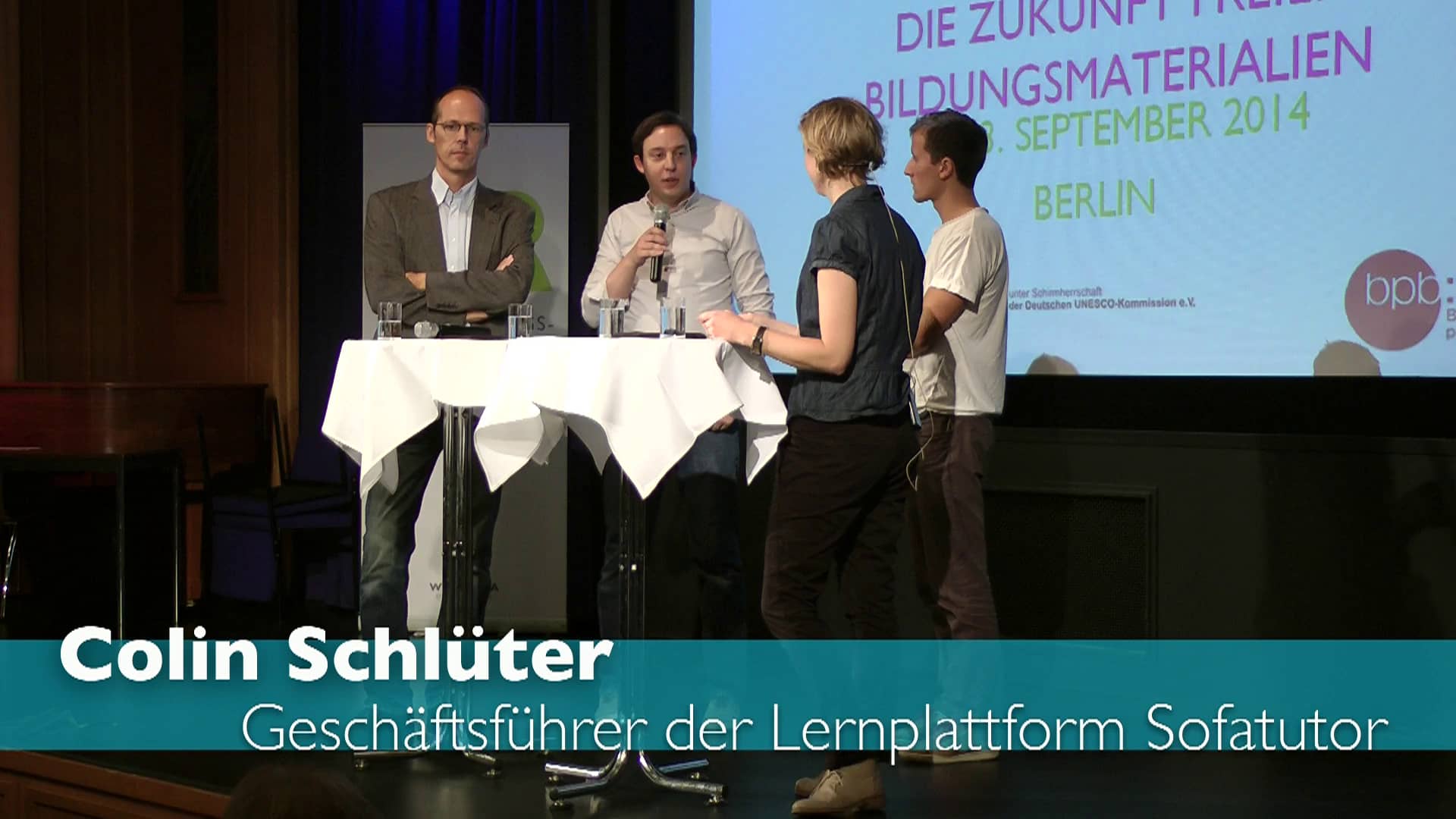 OERde14: Grundsatzdiskussion mit Simon Köhl (Serlo), Colin Schlüter ...