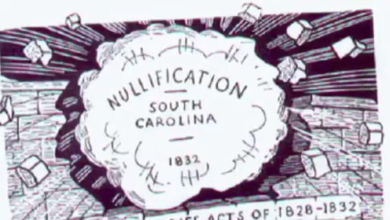Nullification Crisis Definition on Vimeo
