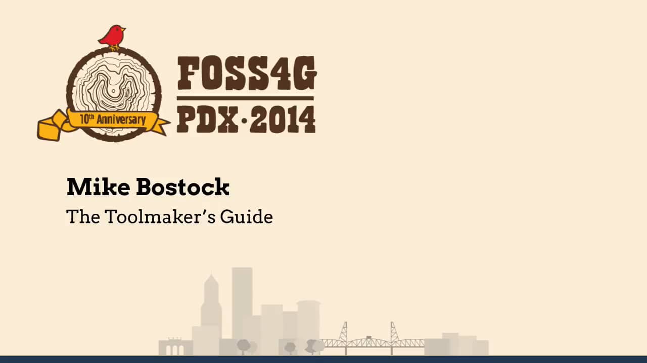 Opening Keynote: "The Toolmaker's Guide" — Mike Bostock on Vimeo