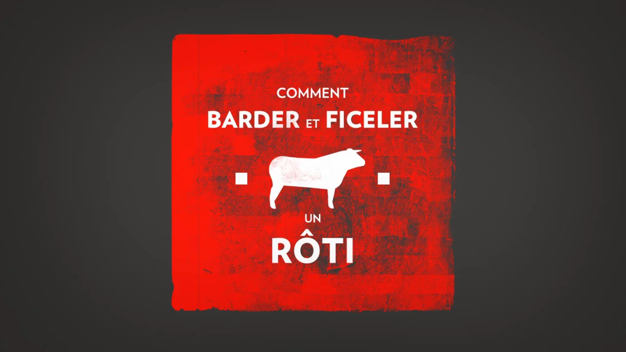 Comment barder et ficeler un rôti
