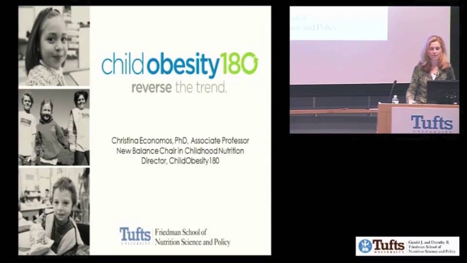Friedman Seminar with Christina D. Economos on Child Obesity 180 ...