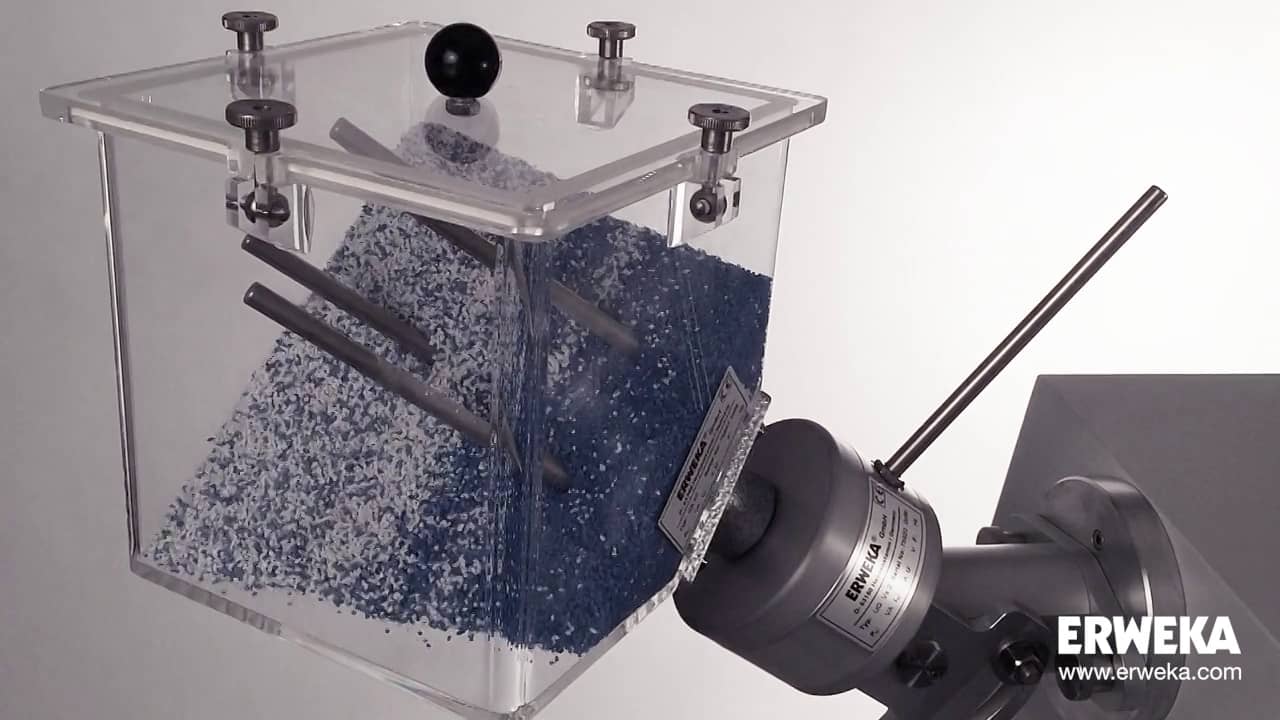 ERWEKA All-Purpose motor with Cube Mixer KB on Vimeo