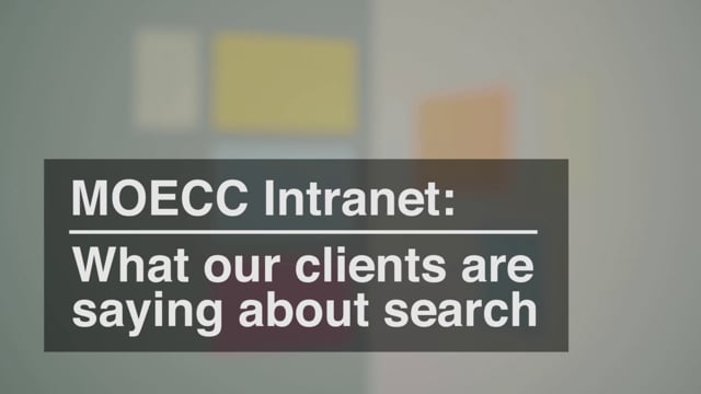 MOECC Intranet Spotlights on Vimeo